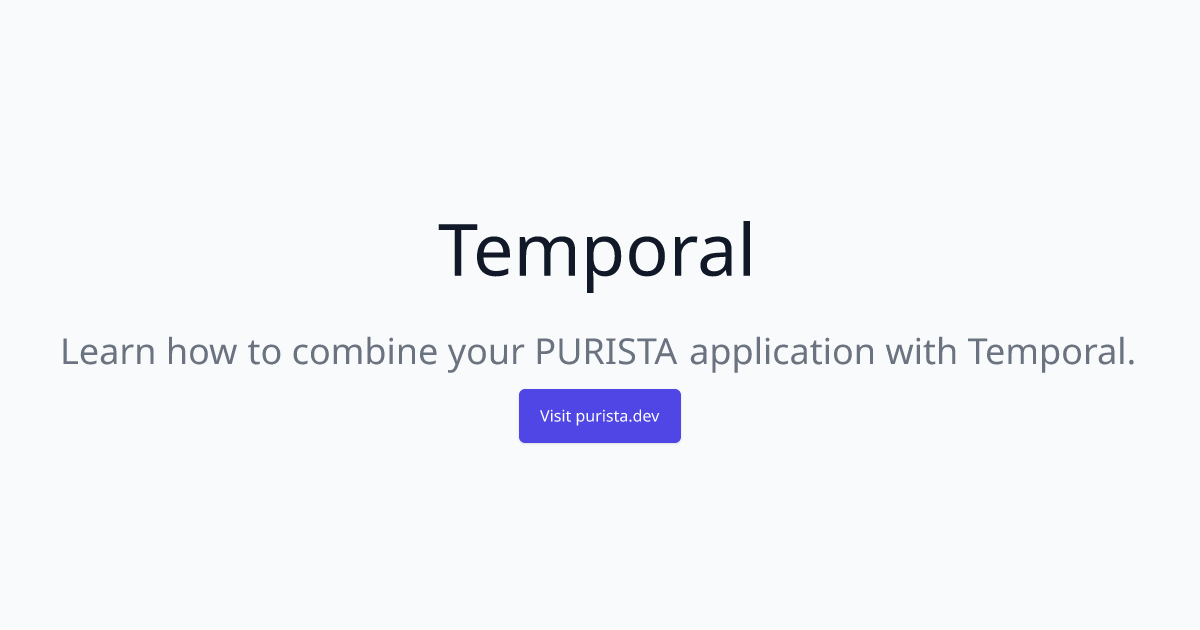 Temporal | PURISTA
