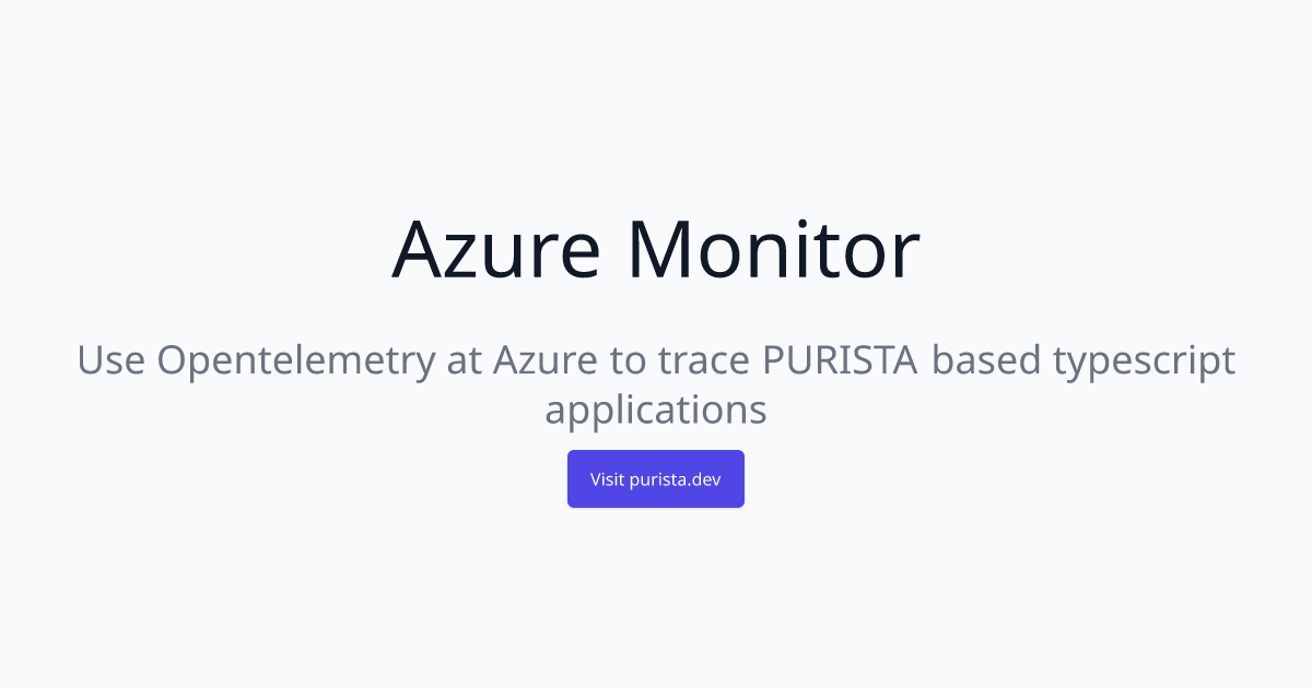 Azure Monitor | PURISTA